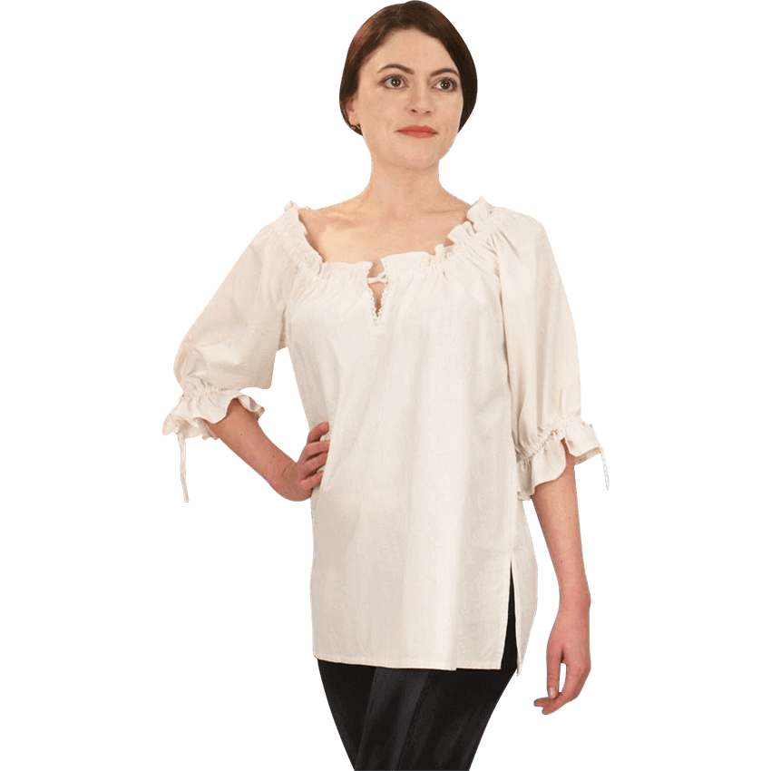Ladies Handwoven Medieval Blouse - 101707 - Medieval Collectibles