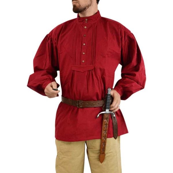Buttoned Swordsman Shirt - AH-PA2019 - Medieval Collectibles