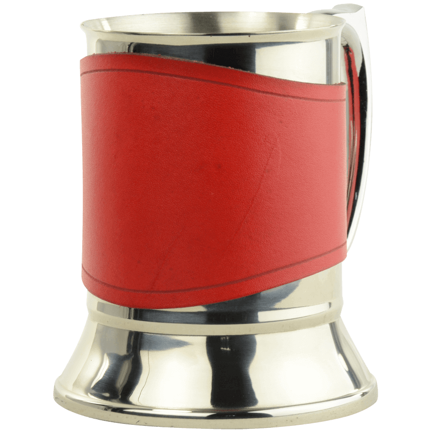 Medieval Tankard with Plain Leather Wrap - DK1071 - Medieval Collectibles