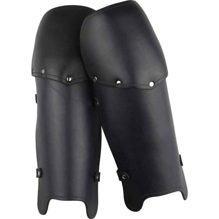 Molded Leather Greaves - DK5202 - Medieval Collectibles