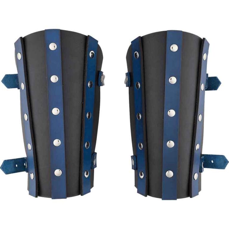 Banded Leather Arm Bracers - DK6008 - Medieval Collectibles
