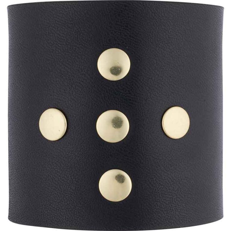 Crusader Cross Leather Wrist Cuffs - DK6018 - Medieval Collectibles