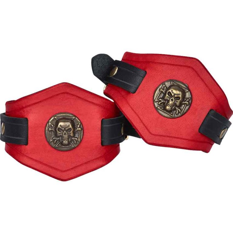 Pirates Leather Wrist Cuffs - DK6031 - Medieval Collectibles