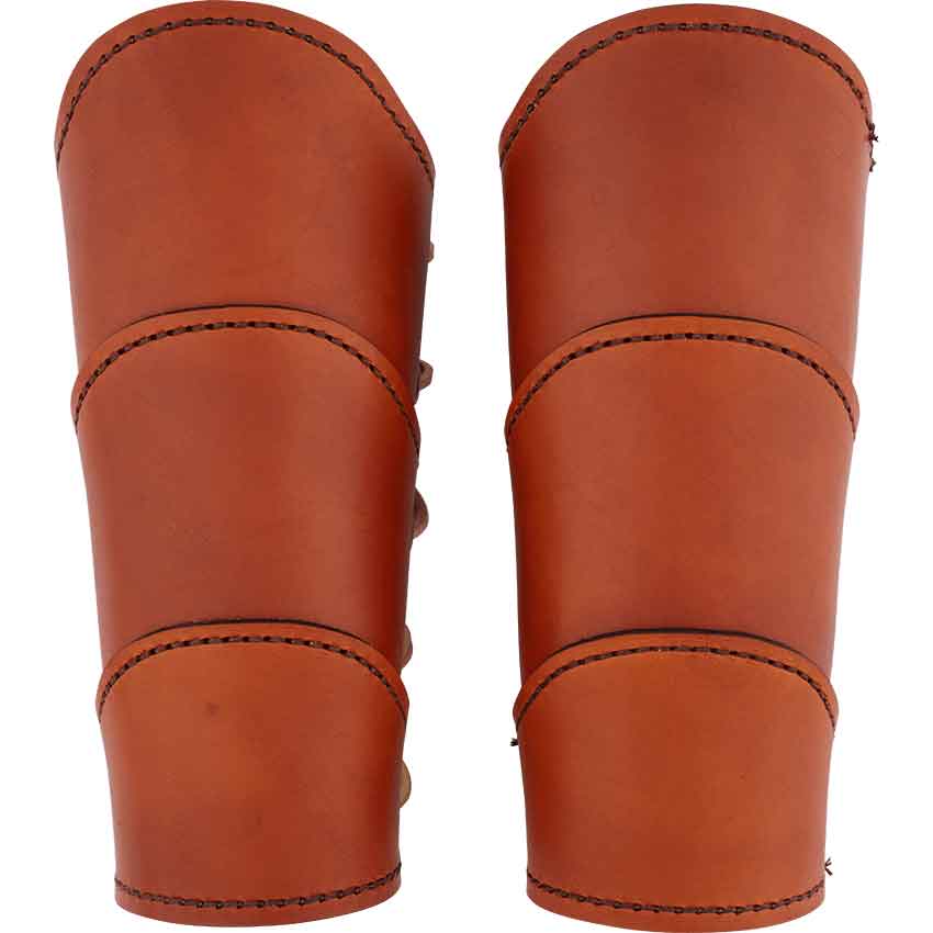 Classic Warrior Leather Arm Bracers - DK6033 - Medieval Collectibles