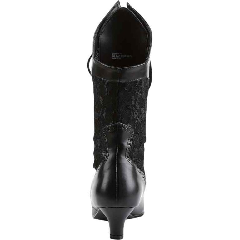 Victorian Lace Ankle Boots - FW2104 - Medieval Collectibles