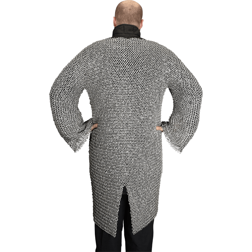 Riveted Aluminum Chainmail Hauberk - HW-700594 - Medieval Collectibles
