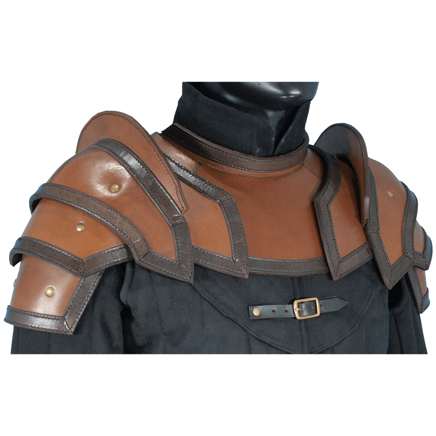 Leather Pauldrons and Leather Spaulders - Medieval Collectibles