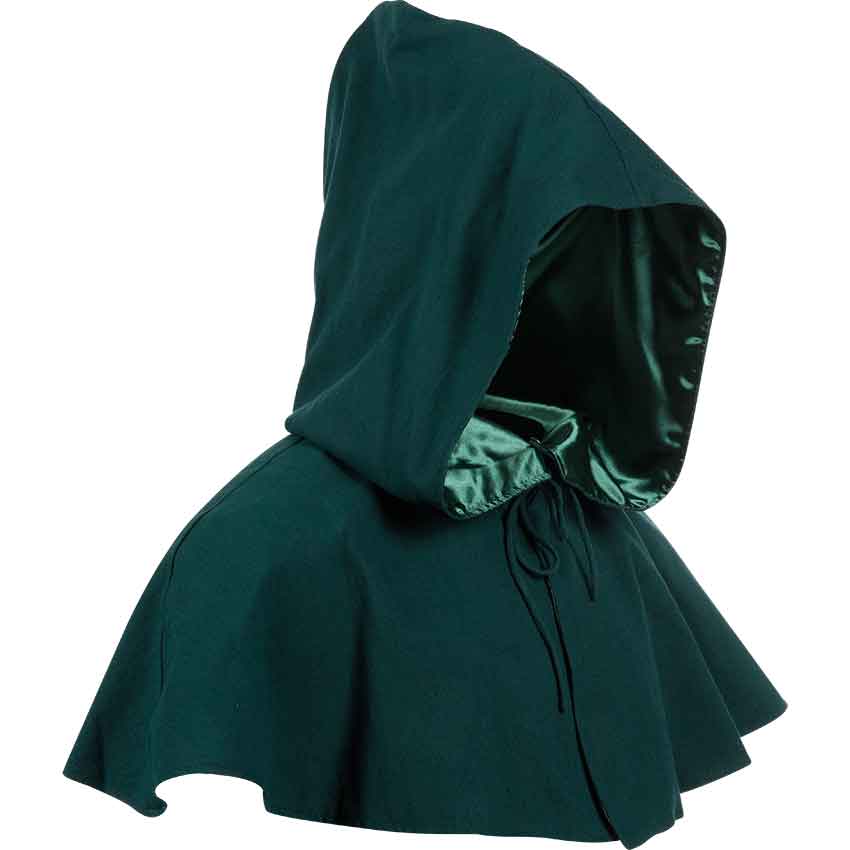Medieval Hood With Mantle