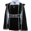 Black and Silver French Styled Tabbard - MCI-255 - Medieval Collectibles