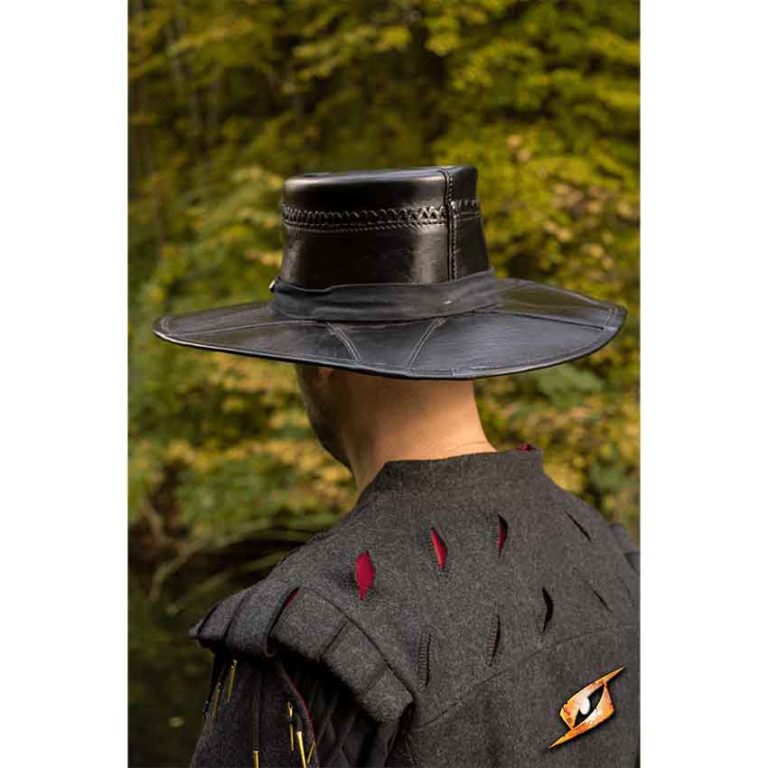Leather Witch Hunter Hat - MCI-3074 - Medieval Collectibles