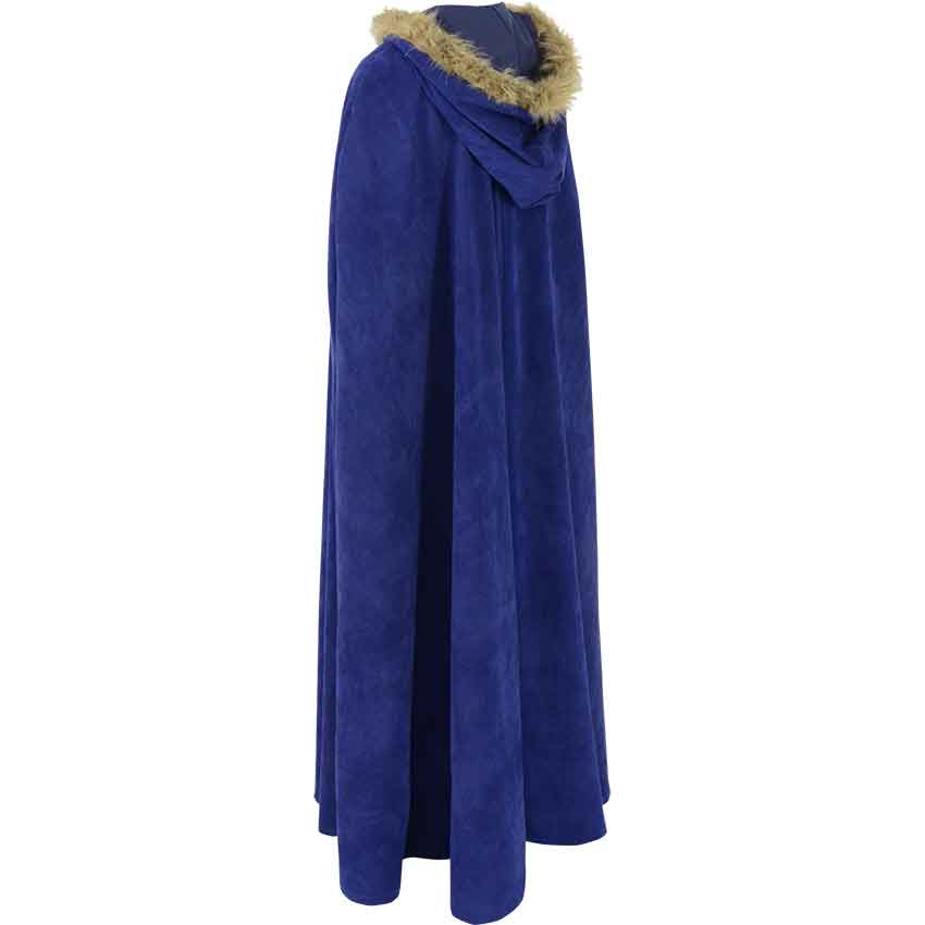 Fur Trimmed Cloak with Hood - MCI-313 - Medieval Collectibles