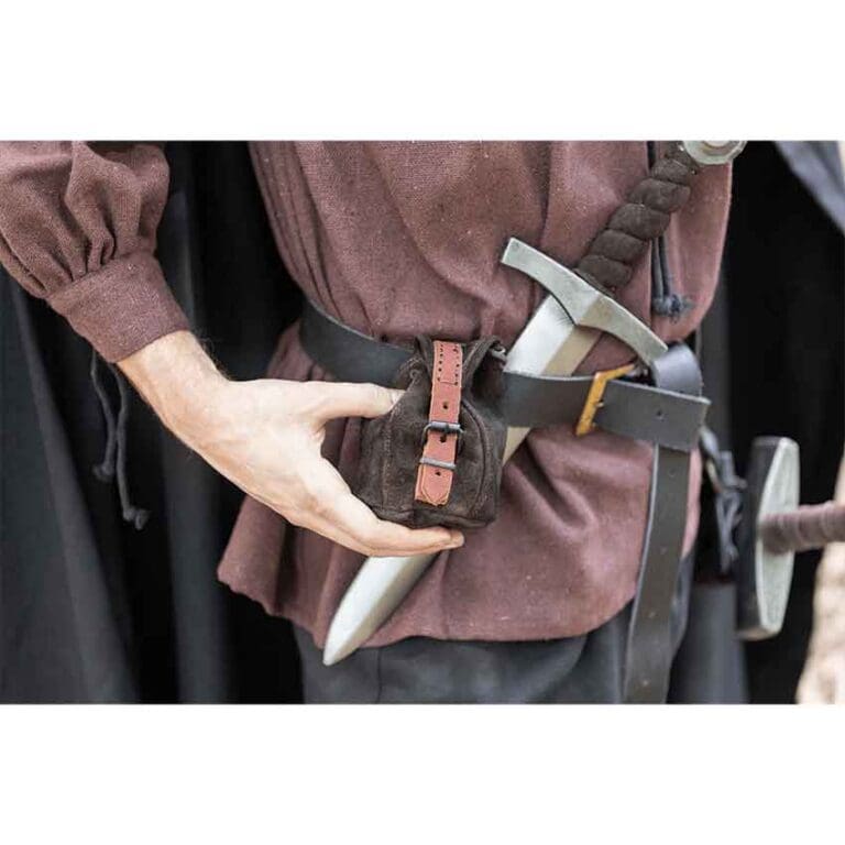 Friedhelm Leather Pouch - MY100279 - Medieval Collectibles