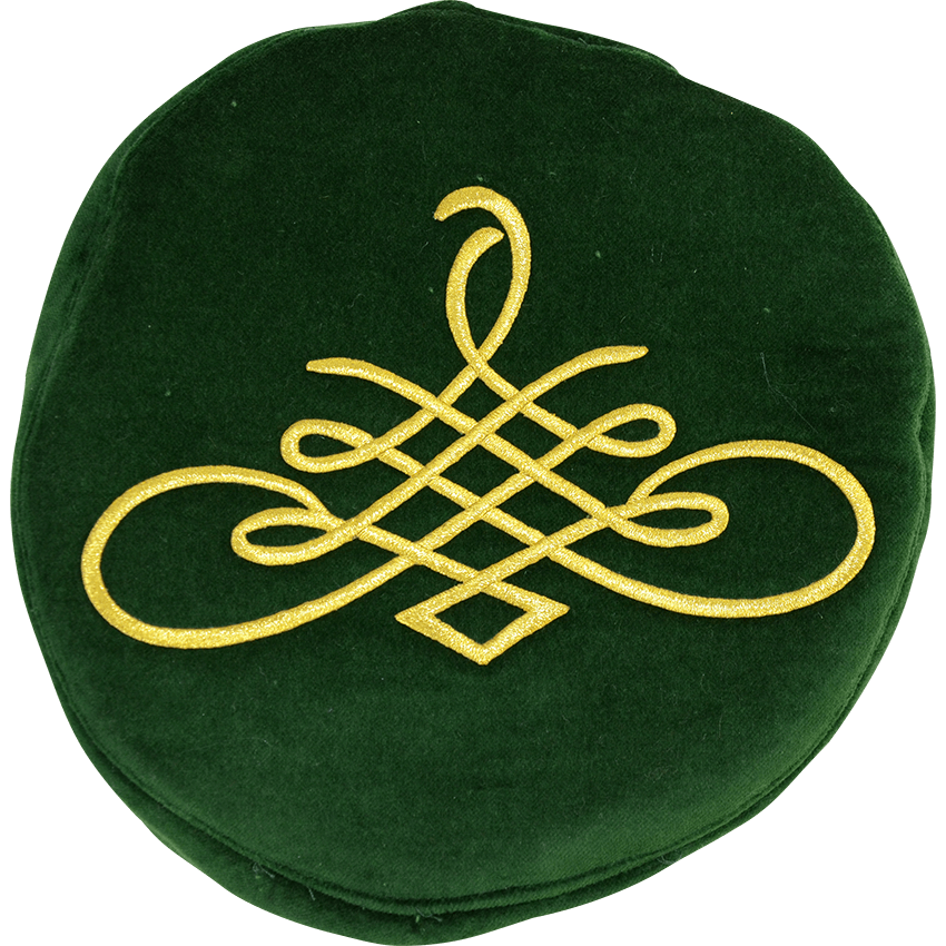 Flemish Pill Hat with Celtic Applique - SS-PILL - Medieval Collectibles