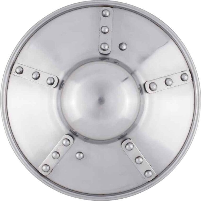 Round Wooden Viking Shield - 801108 - Medieval Collectibles