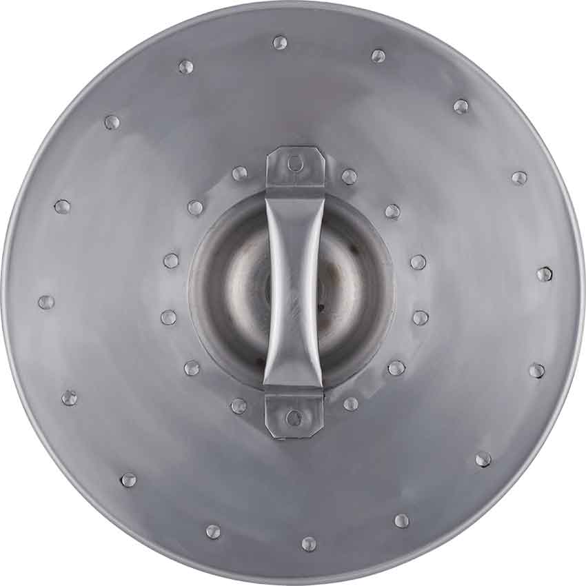 Scalloped Buckler Leather Covered - 15 Inch - AB0127 - Medieval ...