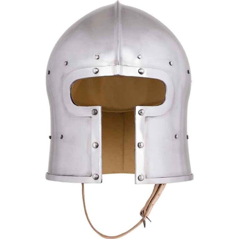 T-Face Barbute Helmet - AB0336 - Medieval Collectibles