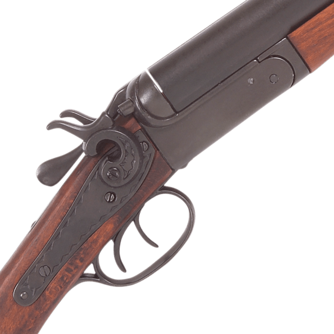 Cut-Down 1881 Double Barrel Shotgun - AC-22-1114 - Medieval Collectibles