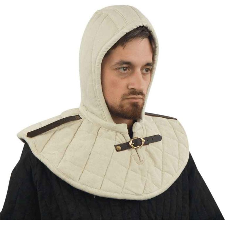 Padded Arming Cap with Collar - AH-PA1001 - Medieval Collectibles