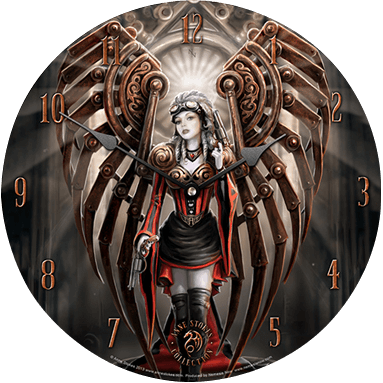 Anne Stokes Avenger Wall Clock - CC10391 - Medieval Collectibles