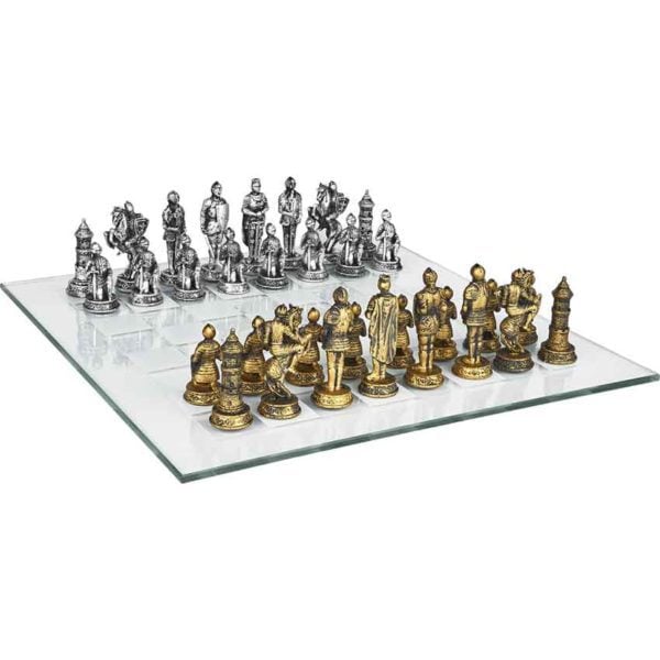 Medieval Knights Chess Set - CC11069 - Medieval Collectibles