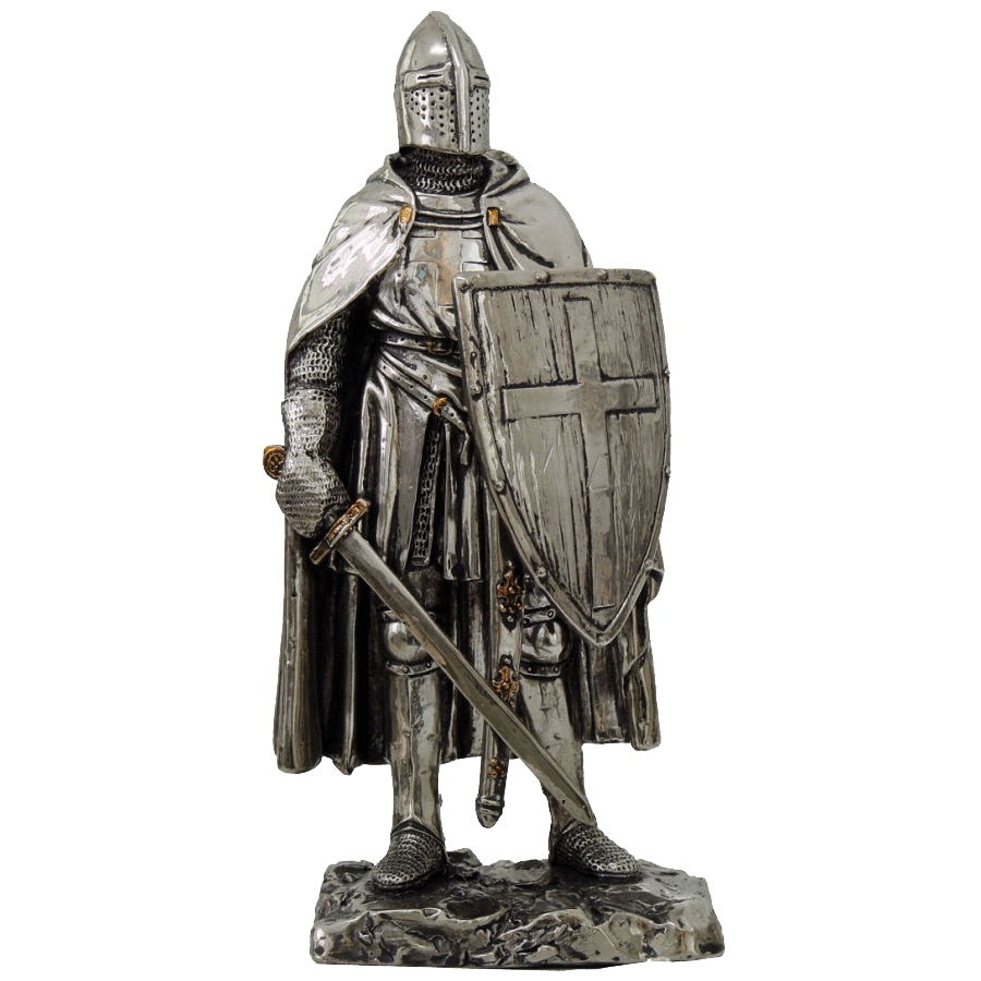 Crusader Knight Statue - CC8711 - Medieval Collectibles