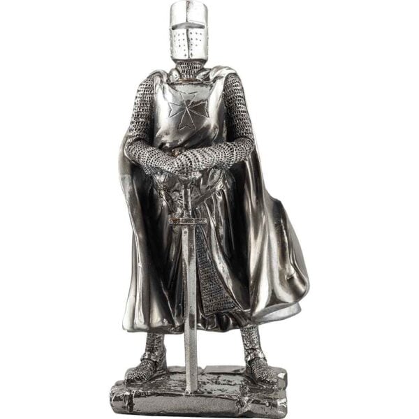 Standing Crusader Knight Statue - CC8712 - Medieval Collectibles