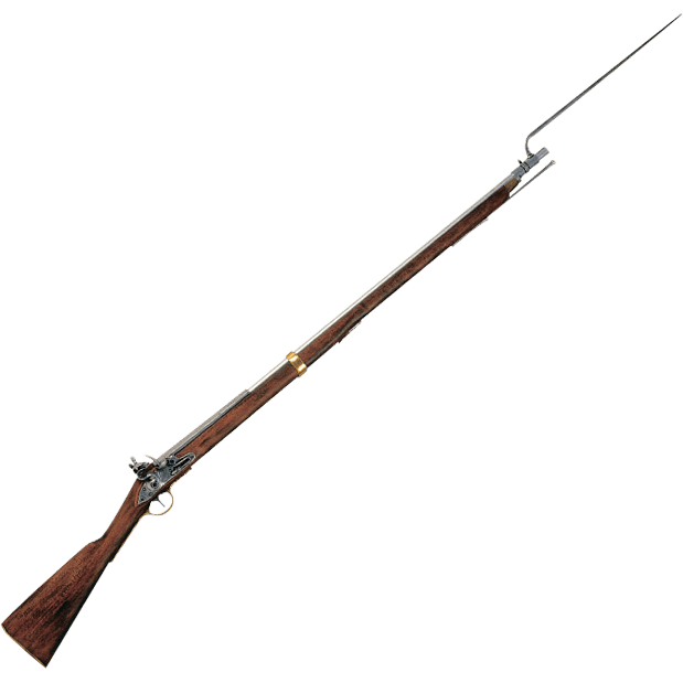 British Brown Bess Flintlock Musket - FD1054 - Medieval Collectibles