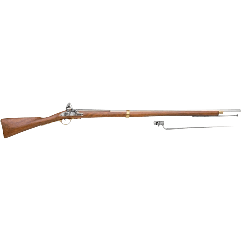British Brown Bess Flintlock Musket - FD1054 - Medieval Collectibles