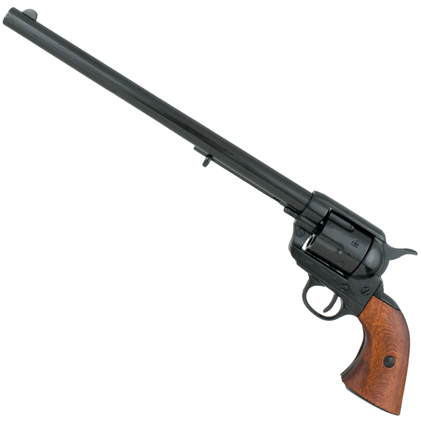 Black Finish .45 Caliber 1873 Buntline Revolver - FD7303 - Medieval Collectibles