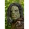 Green Brutal Orc Mask with Hair - MCI-2975 - Medieval Collectibles