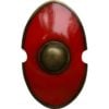 Red Elliptical LARP Shield - MCI-3046 - Medieval Collectibles