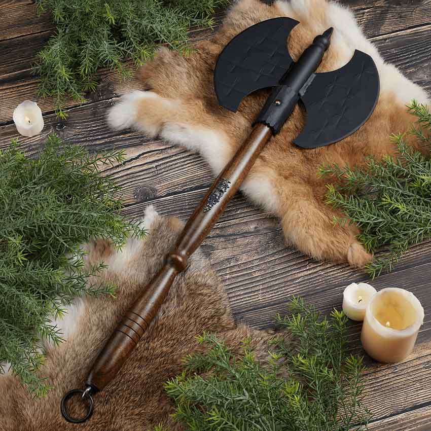 Double Headed Decorative Medieval Axe - ME-0109 - Medieval Collectibles
