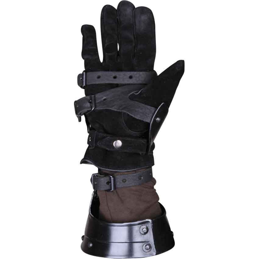 Blackened Balthasar Gauntlets - MY100255 - Medieval Collectibles