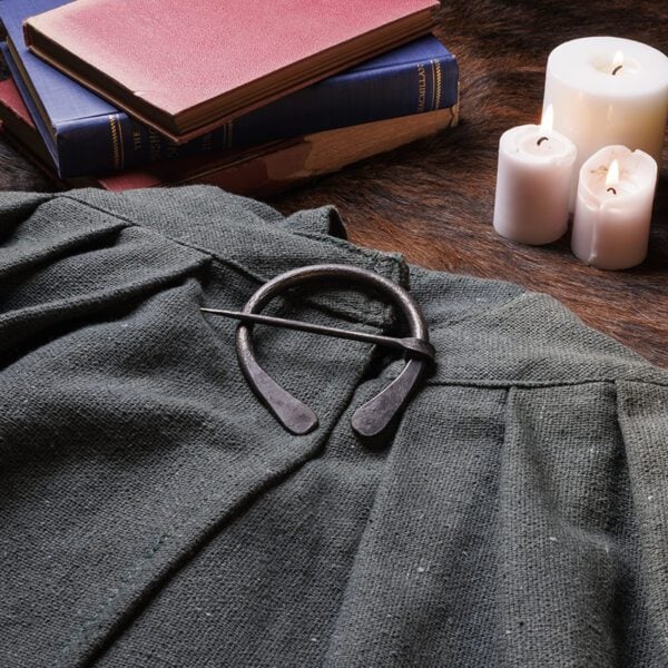 Flattened Penannular Cloak Pin - MY100502 - Medieval Collectibles