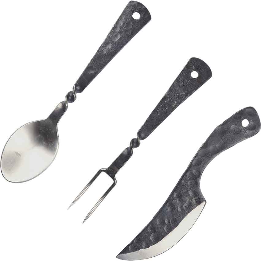 Jackob Steel Cutlery Set - MY100517 - Medieval Collectibles