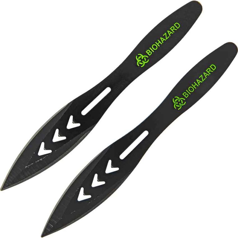 Cord Wrapped Zombie Throwing Knife Set- MC-ZB-075-3 - Medieval Collectibles