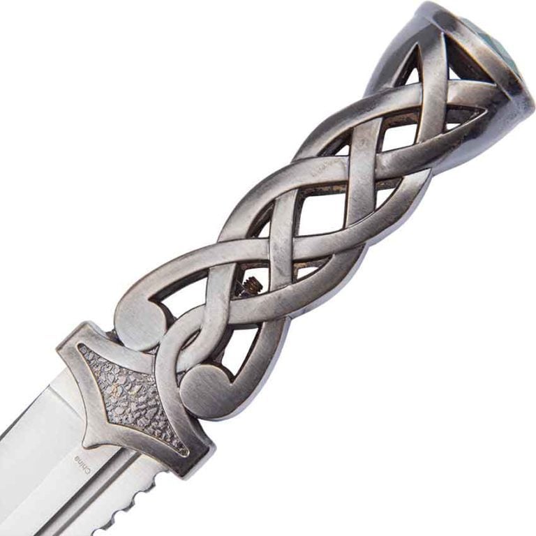 Green Gem Scottish Fantasy Dirk - NP-H-111-GN - Medieval Collectibles
