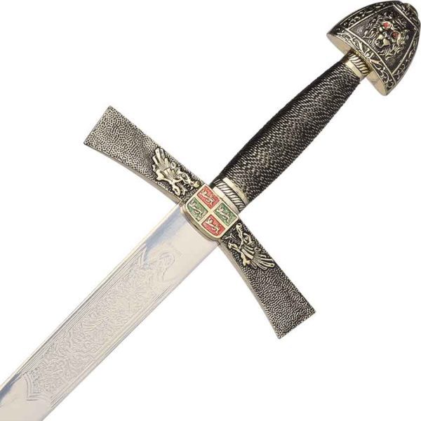 Ivanhoe Sword with Plaque - NP-L-81014-P - Medieval Collectibles