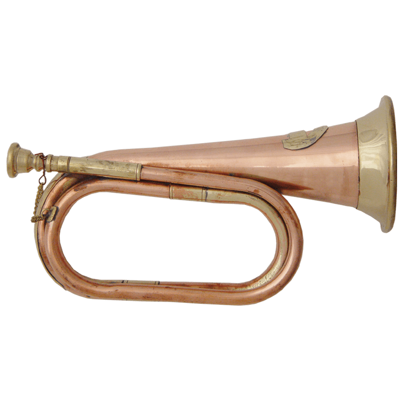 Two Tone USA Bugle - ON1204 - Medieval Collectibles