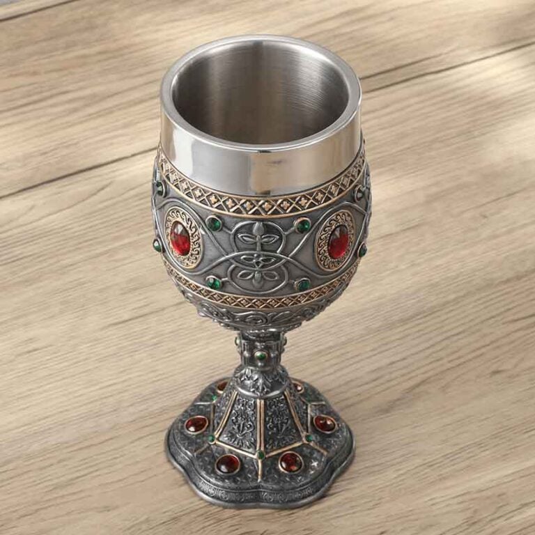 Holy Grail Cast Pewter Goblet - WU-1800 - Medieval Collectibles