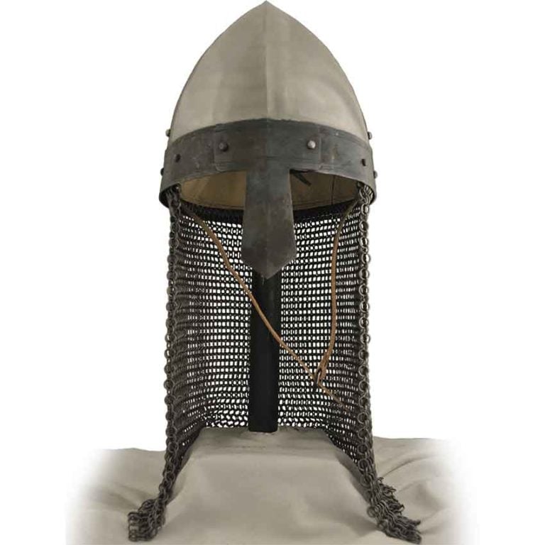 Spangenhelm Nasal Helmet - AH-6737 - Medieval Collectibles