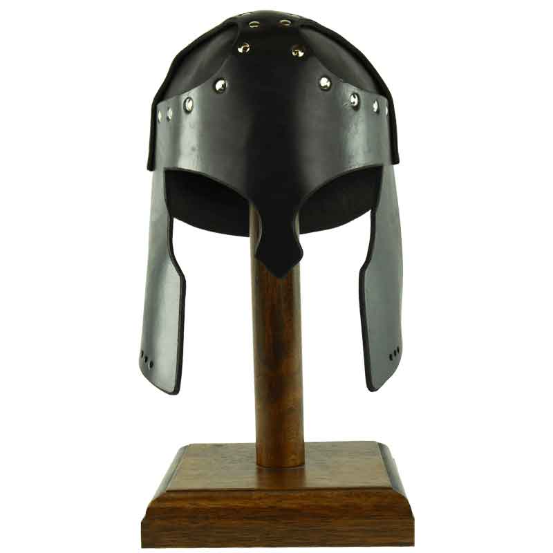 Leather Greek Helmet - DK5502 - Medieval Collectibles