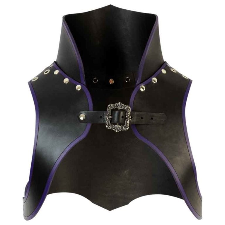 Blackened Mina Spaulders - MY100066 - Medieval Collectibles