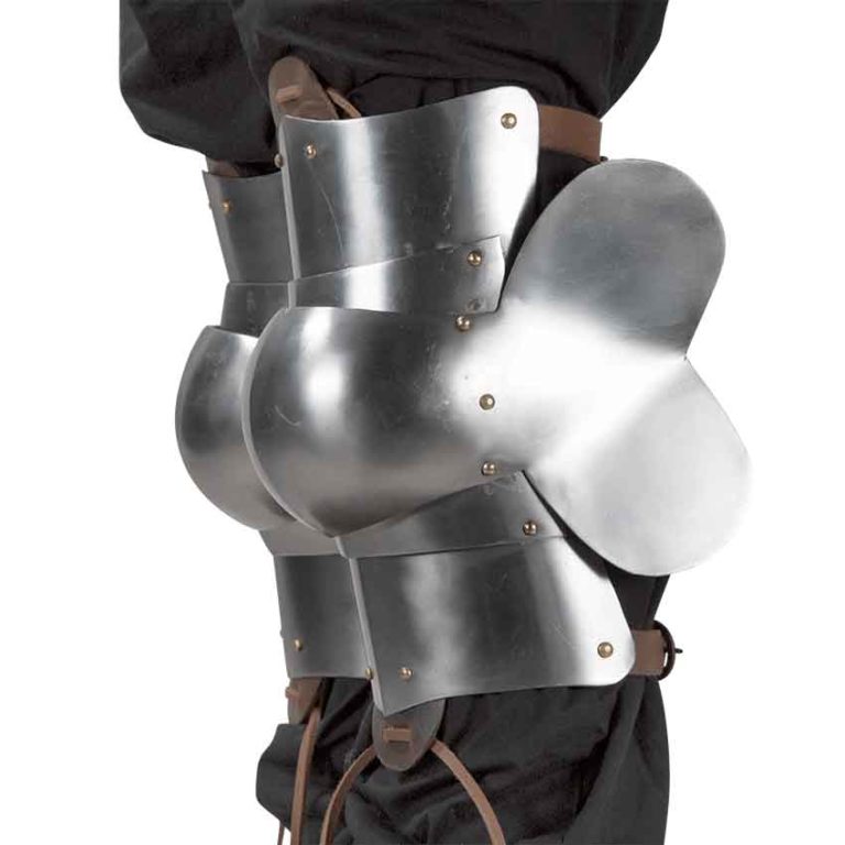 Medieval Steel Knee Armour - HW-701075 - Medieval Collectibles