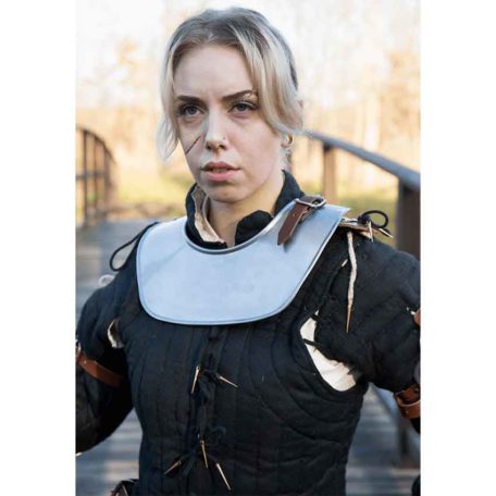 Soldiers Gorget - Polished Steel - MCI-3522 - Medieval Collectibles