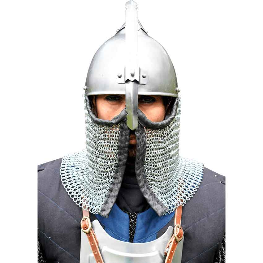 Khula Khud Helmet - Polished Steel