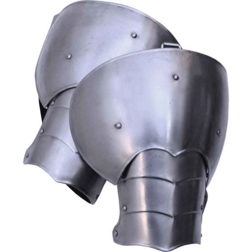 Darkened Churburg Spaulders - MCI-3267 - Medieval Collectibles