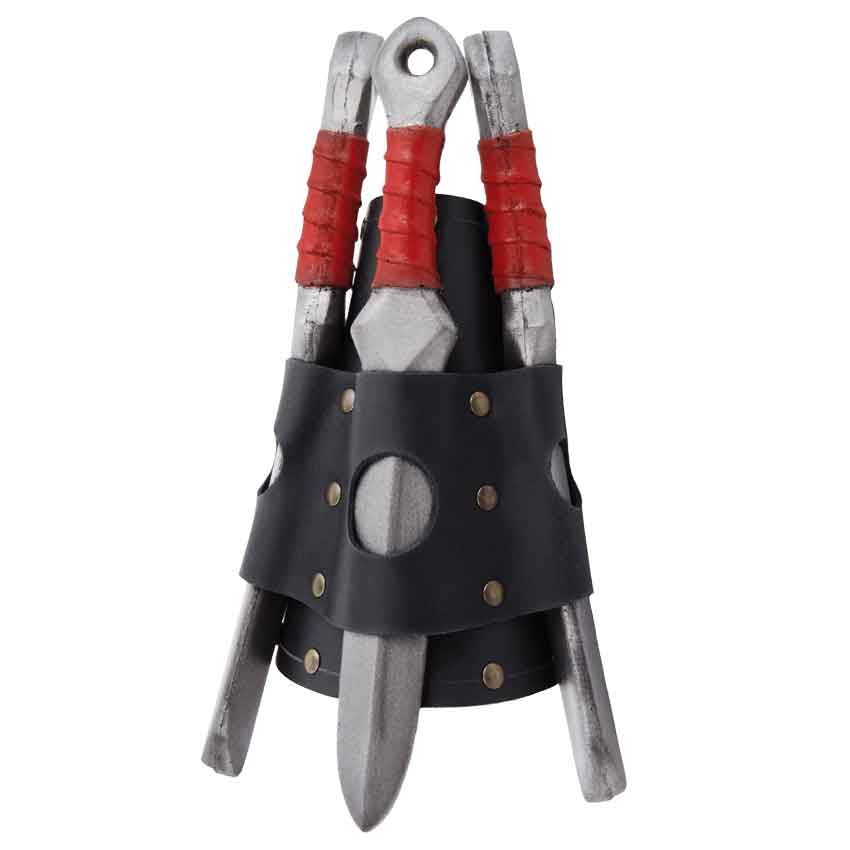 Shinobi Leather Knife Bracer - RT-187 - Medieval Collectibles