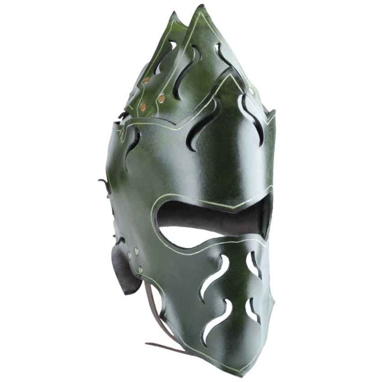 Leather Helmets, Medieval, LARP, & SCA Helmets - Medieval Collectibles