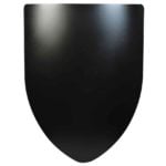 Plain Steel Battle Shield - S118 - Medieval Collectibles